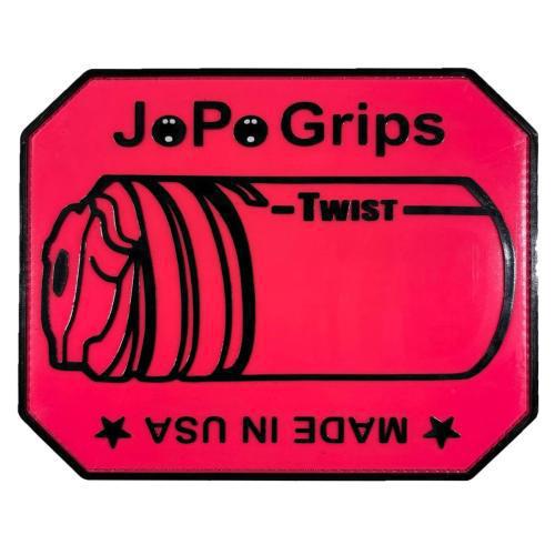 JoPo Grips Rubber Shammy - Hot Pink Twist Logo – Virtue Bowling Supply